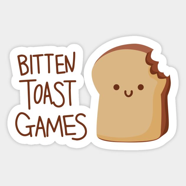 Bitten Toast Games Toast Sticker Teepublic